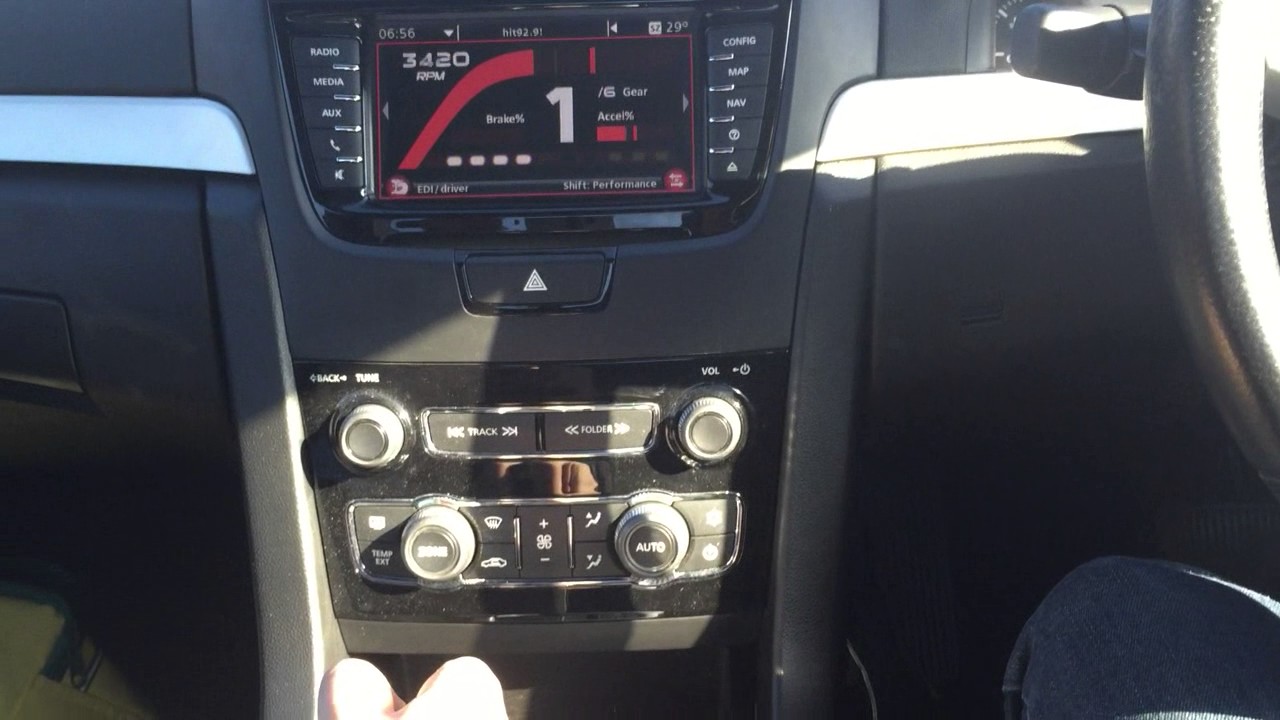 Holden VE HSV Enhanced Driver Interface Demo in SS Ute