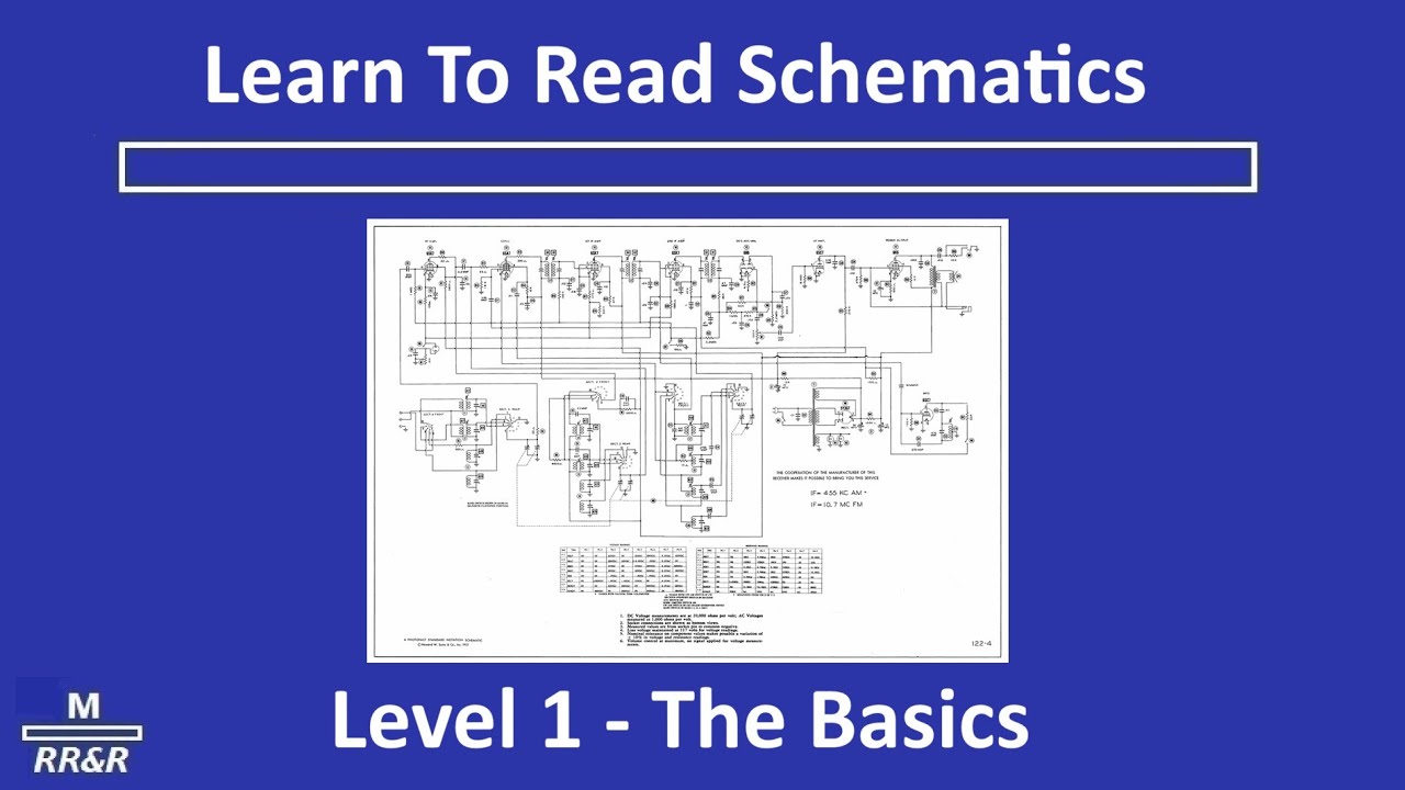 Learn To Read Tube Radio Schematics - Level 1 - Basic