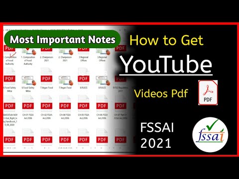 FSSAI Notes or PDFs for CFSO, Technical Officer & Assistant Exam Preparation 2021 @SwaEducation