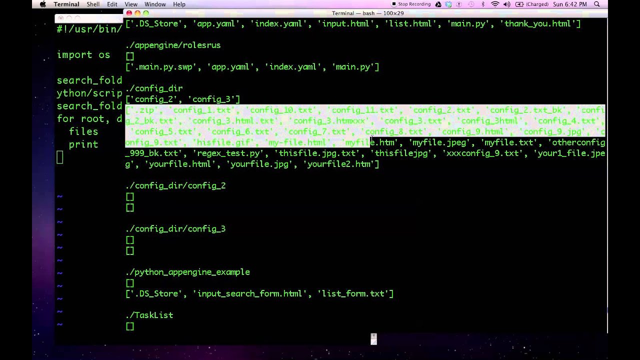 Python 17:  os.walk()