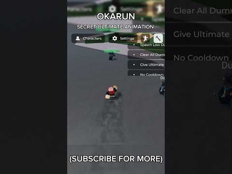 OKARUN SECRET ULTIMATE ANIMATION | Fiction Battlegrounds #roblox #fictionbattlegrounds