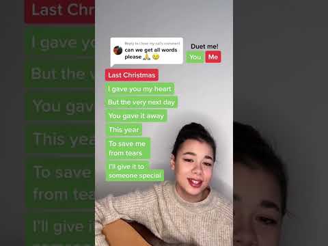 last christmas - wham! 🎤 #karaoke #duet #lastchristmas #singer