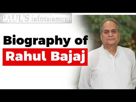 Veteran business man Rahul Bajaj biography explained in Telugu