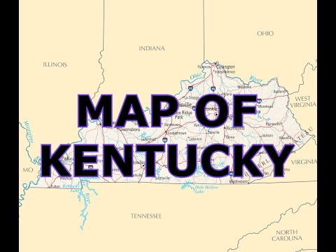 MAP OF KENTUCKY
