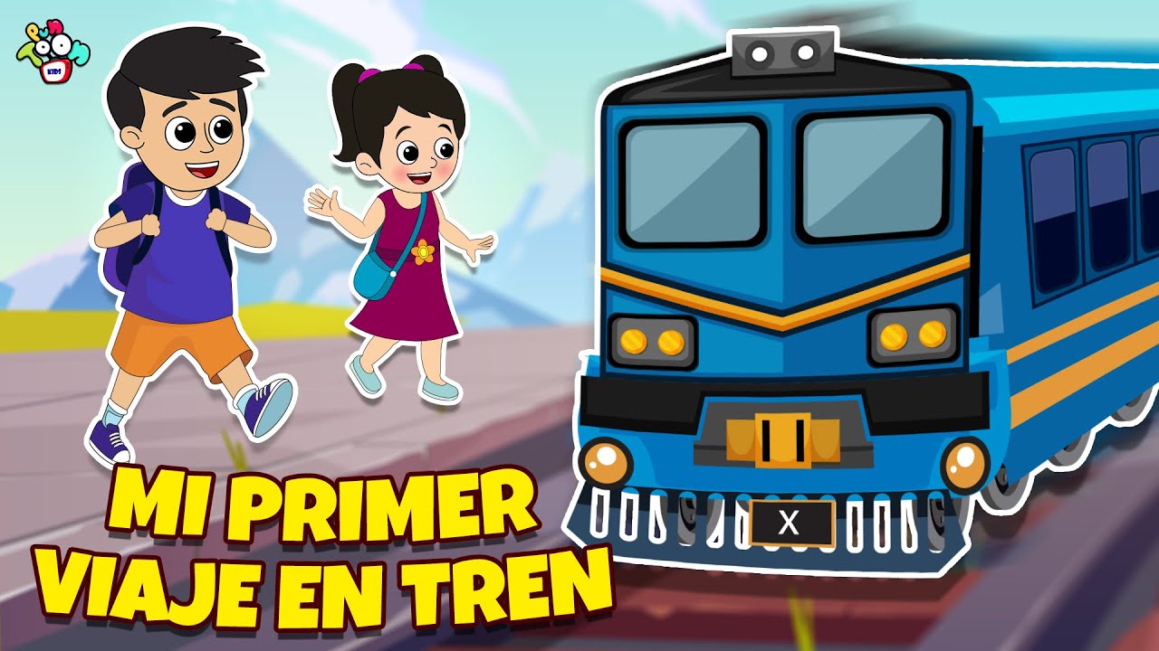 Cuentos infantiles españoles | MI PRIMER VIAJE EN TREN | Moral Stories | PunToon Kids - Español