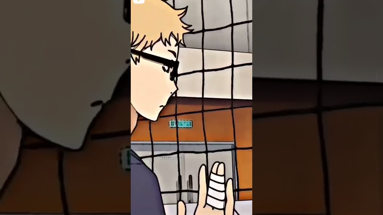 Tsukishima kei's fingers | haikyuu | #anime #tsukishima #haikyuu