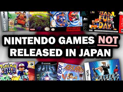 Nintendo Games That Didn’t Come Out in Japan