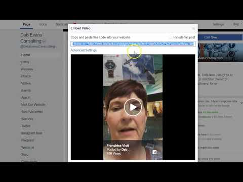 Embedding a Facebook Live stream to LinkedIn