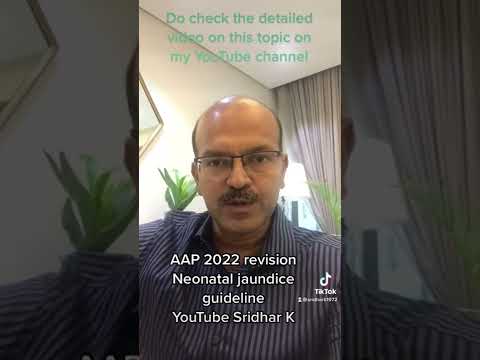 AAP neonatal jaundice guideline 2022 revision. #neonataljaundice #AAP #guideline #2022#neonatology