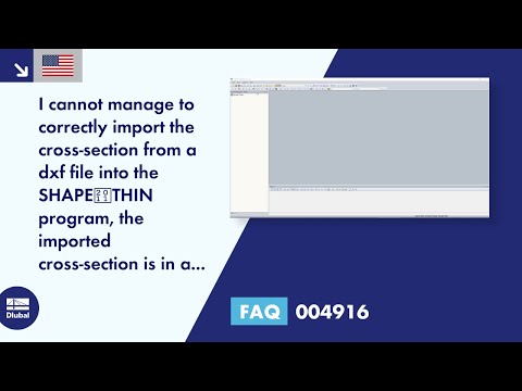 [EN] FAQ 004916 | I cannot manage to correctly import the cross-section from a dxf file into the ...