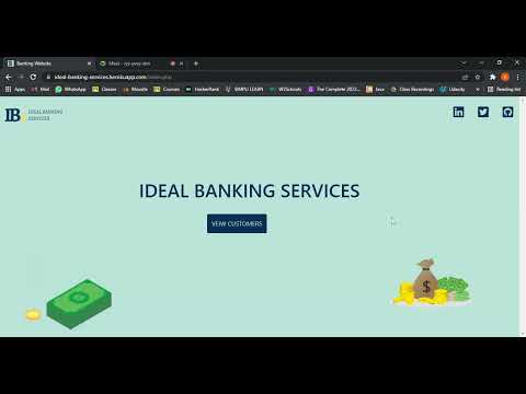 Ideal Banking Services Demo
