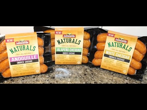 Johnsonville Naturals: Andouille, Jalapeno Cheddar & White Cheddar Smoked Sausage Review