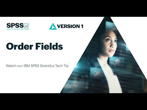 Order Fields in IBM SPSS Statistics
