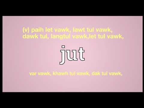 jut meaning in Ngawn