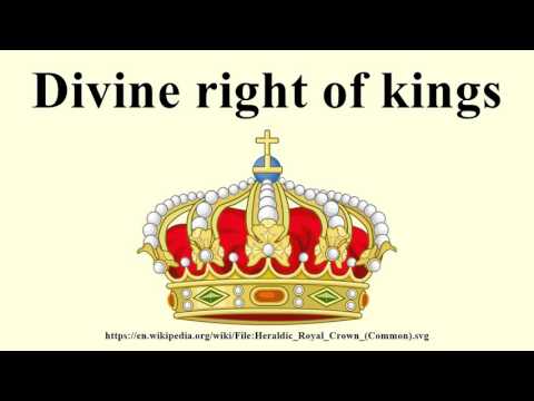 Divine right of kings