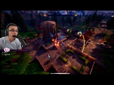 @NickEh30 react to Fortnite Chapter 5 Season 4 Trailer in Horizon live from D23 Map