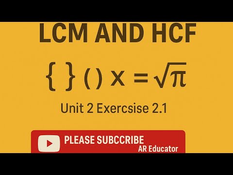 LCM and HCF|| Sindh Text|| Exercise 2.1|| Unit 2|| #viral|| #mathematics|| #class5 #urdu #moves #sub