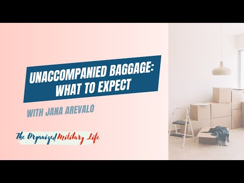 Unaccompanied Baggage Checklist