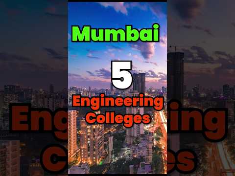 Top 5 BTech Colleges in Mumbai✅💪#shorts #mumbai #btech #btechcollege #colleges #engineering