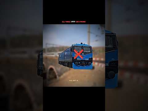 other locomotive vs 4 locomotive power who is best hp #indianrailways #viralvideo #shorts