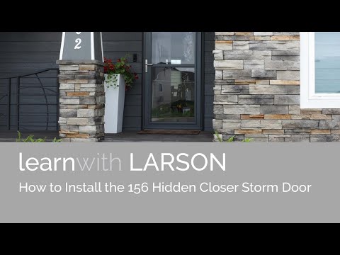 How To Install the 156FV Hidden Closer Storm Door