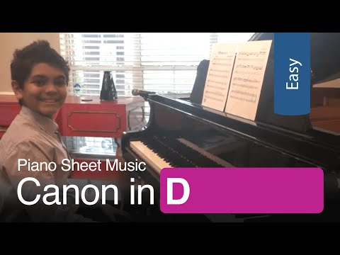 Canon in D (Pachelbel) - Easy Piano Sheet Music