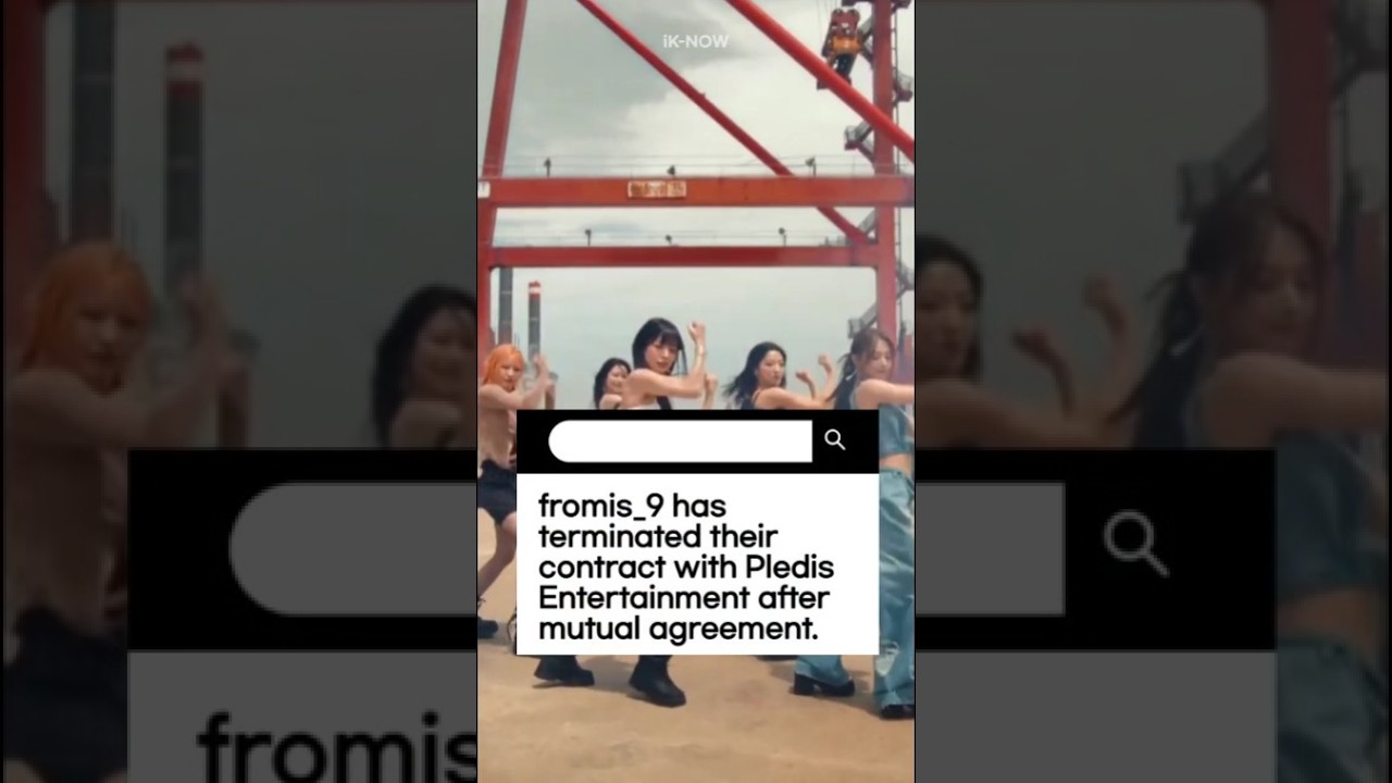 fromis_9 has terminated their contract with Pledis Entertainment.