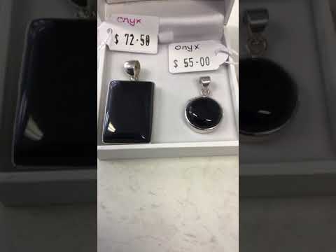 Black Onyx Pendants