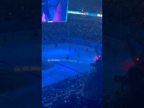 Team Entrances at the Shark Tank! - SJ Sharks vs DET Red Wings 11/18/2024