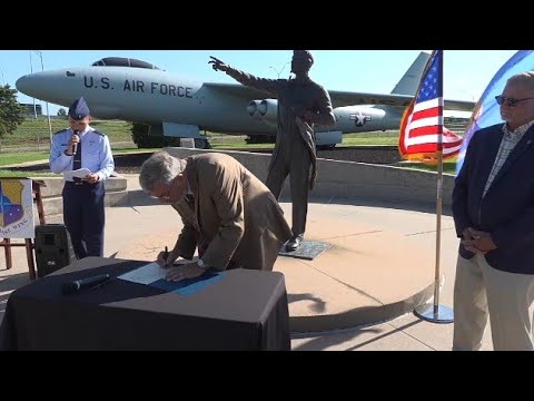 Historic Moment! Signing of the 2025 Tinker Air Show Proclamation