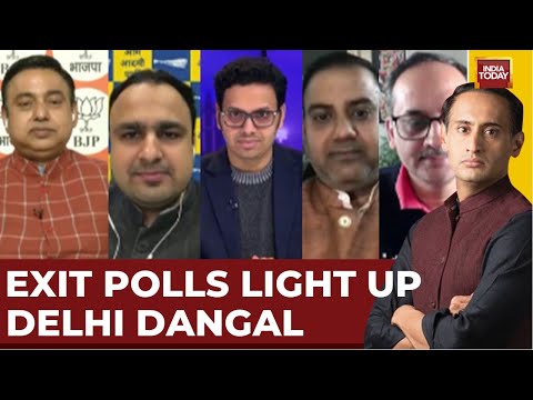 NewsTrack With Rahul Kanwal: Delhi Election Result Counting Nears | Exit Polls Give Edge To BJP