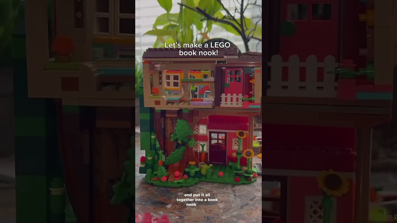 How to: Build a LEGO Book Nook