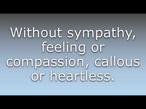 What does Cold-hearted mean?
