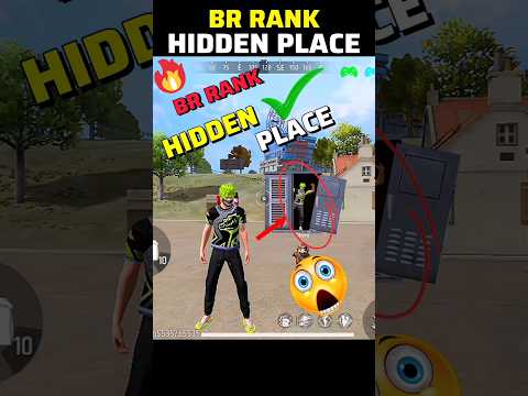 NEW BR RANK HIDDEN PLACE ???????? | NEW HIDDEN PLACE FOR BR RANK | HIDDEN PLACES FF #shorts