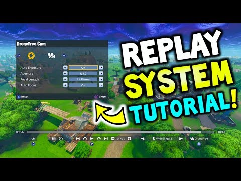 Fortnite: How to Use the REPLAY System Explained - REPLAY MODE TUTORIAL - (Fortnite Battle Royale)