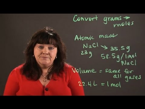 How to Calculate Grams & Volume in Chemistry : Chemistry and Physics Calculations