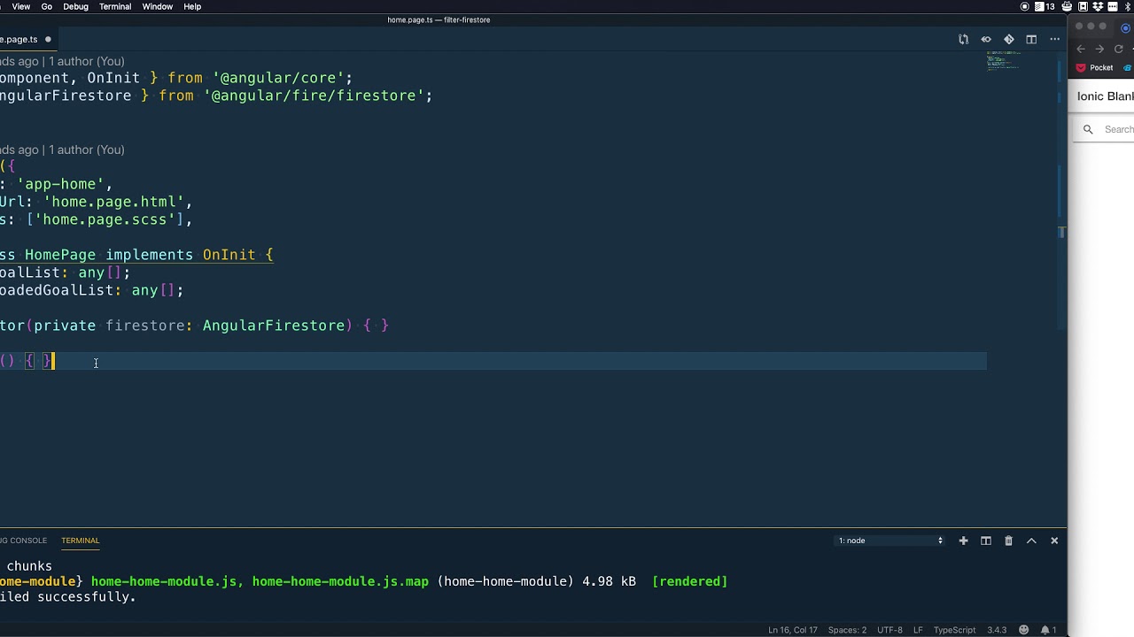 Filter data from Firestore in your Ionic app