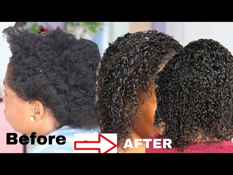 JHERI CURLl ACTIVATOR ON NATURAL HAIR TYPE 4C