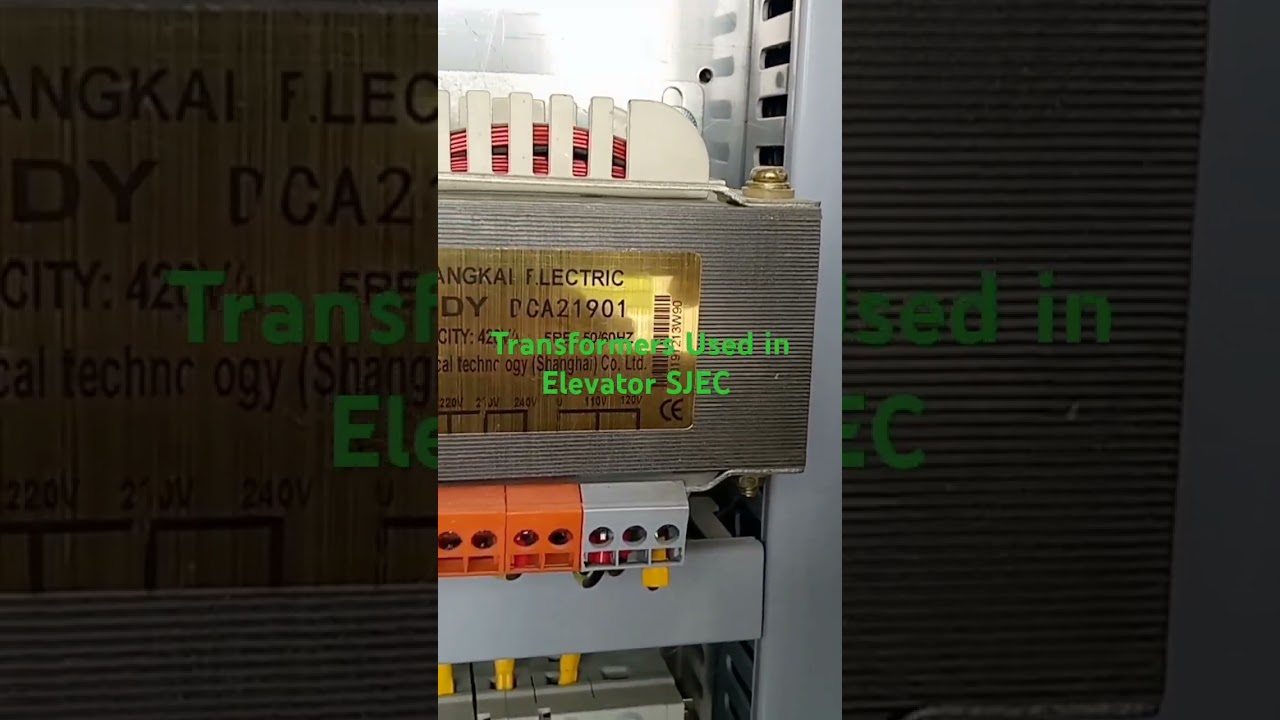 Transformer used in SJEC elevator control panel#like #transformers #electric #elevator