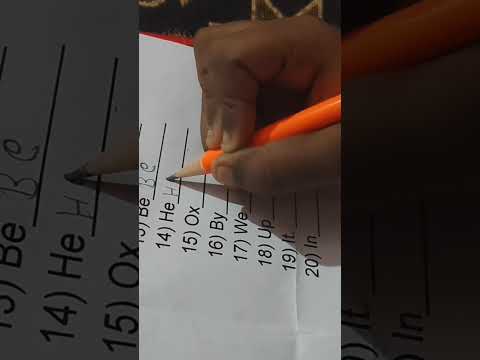 #2 letter words #english letters #📝learning and wrighting