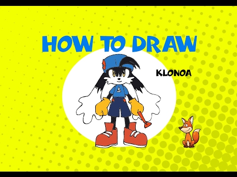 How to draw Klonoa – STEP BY STEP – DRAWING TUTORIAL | Lora Decker's Blog
