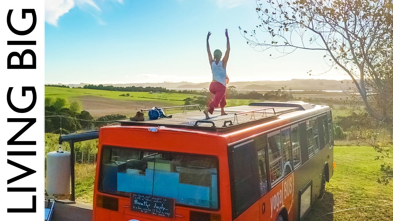 The Yoga Bus Is a Skoolie Turned Mobile Yoga Studio, With a Swing and ...