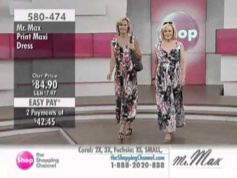 Mr. Max Print Maxi Dress at The Shopping Channel 580474