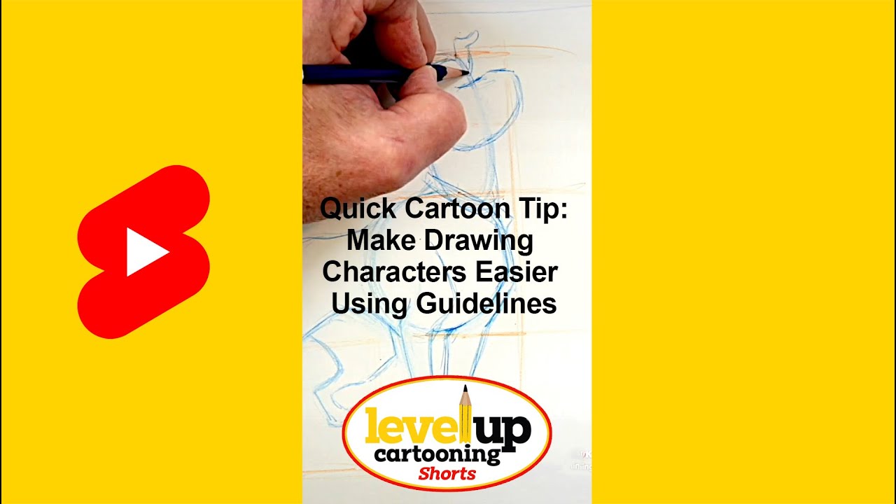 Quick Cartoon Tip: Make Drawing Characters Easier Using Guidelines