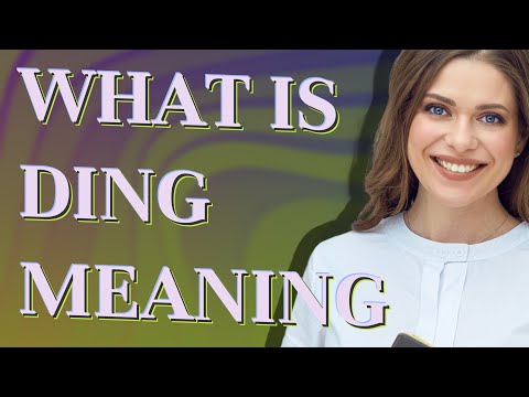 Ding | meaning of Ding