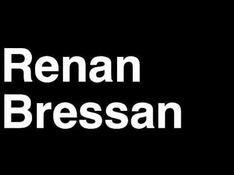 How to Pronounce Renan Bressan FC BATE Borisov Football Goal Penalty Kick Yellow Red Card Injury