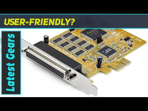 StarTech.com 8-Port PCI Express RS232 Serial Adapter Card - PCIe RS232 Serial Card - 16C1050
