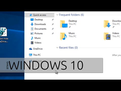 How To Disable OneDrive and Remove it from File Explorer in Windows 10