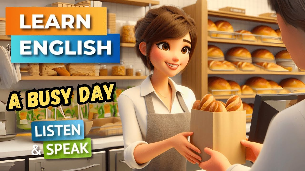 A busy Day at Bakery  | Improve Your English | English Listening Skills - Speaking Skills.