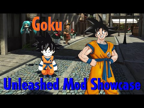 Goku in Sonic Unleashed Recomp - Mod Showcase